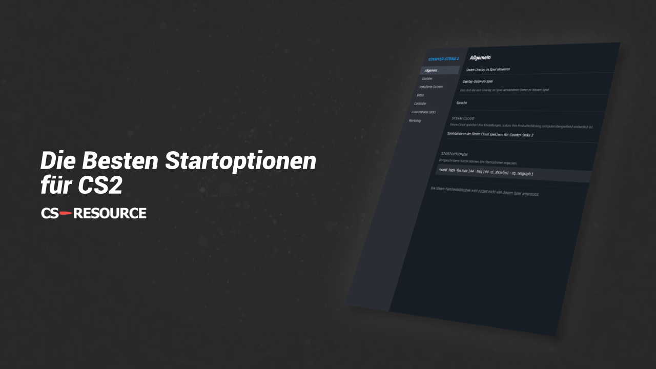 CS2: The best start options (complete list with explanations) - CS-Resource