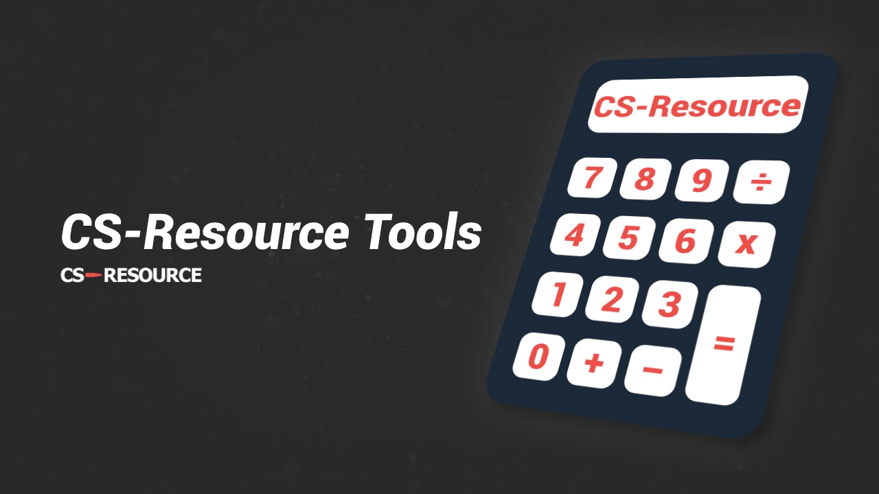 Tools - CS-Resource