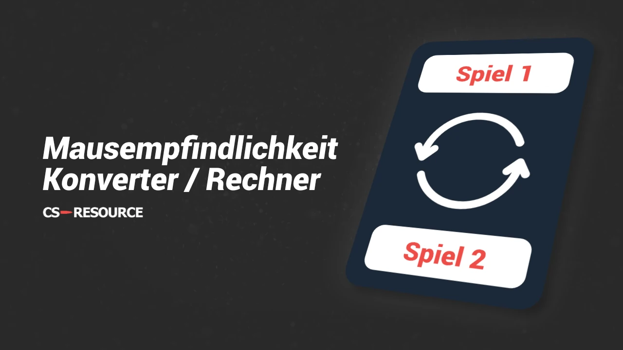 Mouse sensitivity converter / calculator - CS-Resource